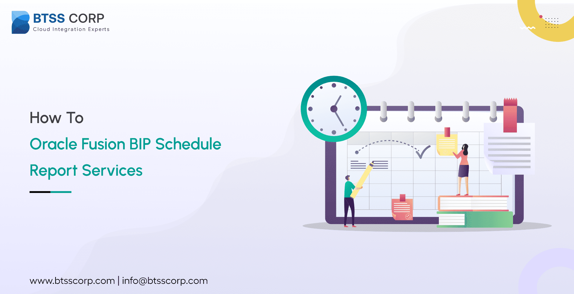 How To – Oracle Fusion BIP Schedule Report Services - BTSS CORP